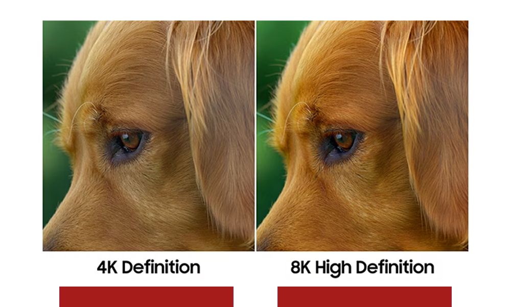 تفاوت 2k 4k با 8k وضوح تصاویر